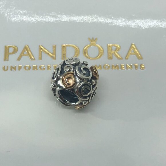 Pandora | Jewelry | Pandora 2th Anniversary Swirl Charm | Poshmark